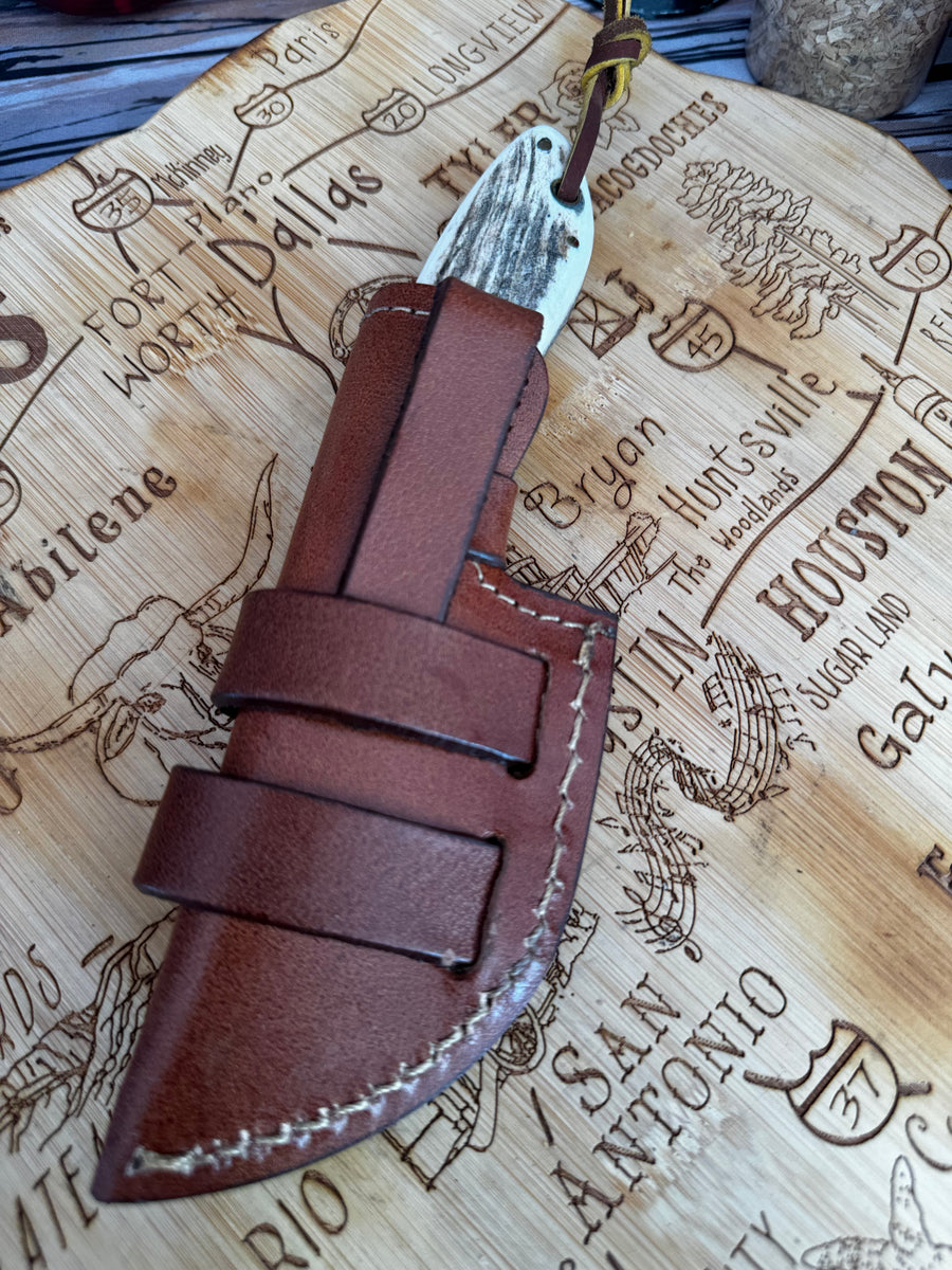 Deer Antler File Rasp Knife – Niles City Knives